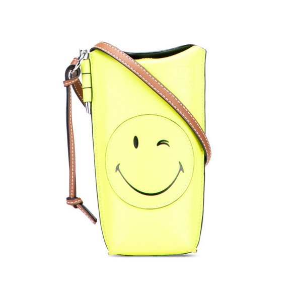 Loewe | Bags | Loewe Gate Pocket Smile Wink Crossbody Shoulder Bag In ...